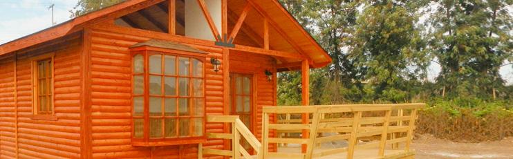 Tinglado Rollizo | Madera tipo Tronco | Madera tipo media luna ...